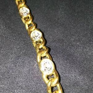 Swarovski | Jewelry | Vintage Swarovski Stamped Crystal Bracelet | Poshmark
